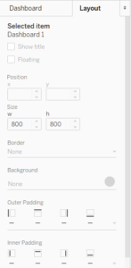 Outer and Inner Padding in Tableau Dashboards - The Data School