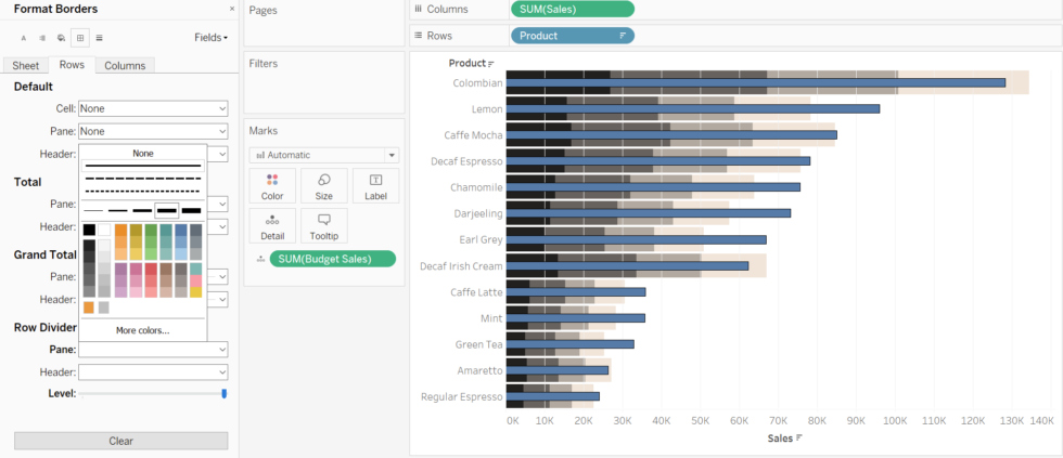 How to build a bullet chart in Tableau with reference lines - The Data ...