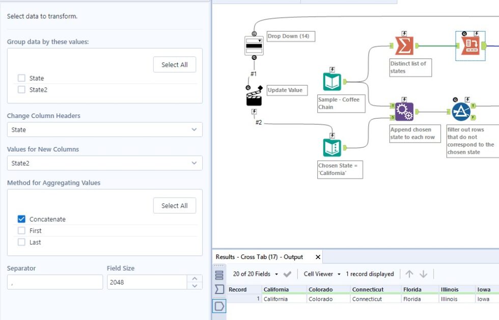 The Data School - How to input data set values into an Alteryx drop ...
