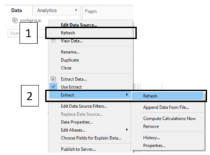 Refreshing LIVE vs EXTRACT Data Sources in Tableau - The Data School