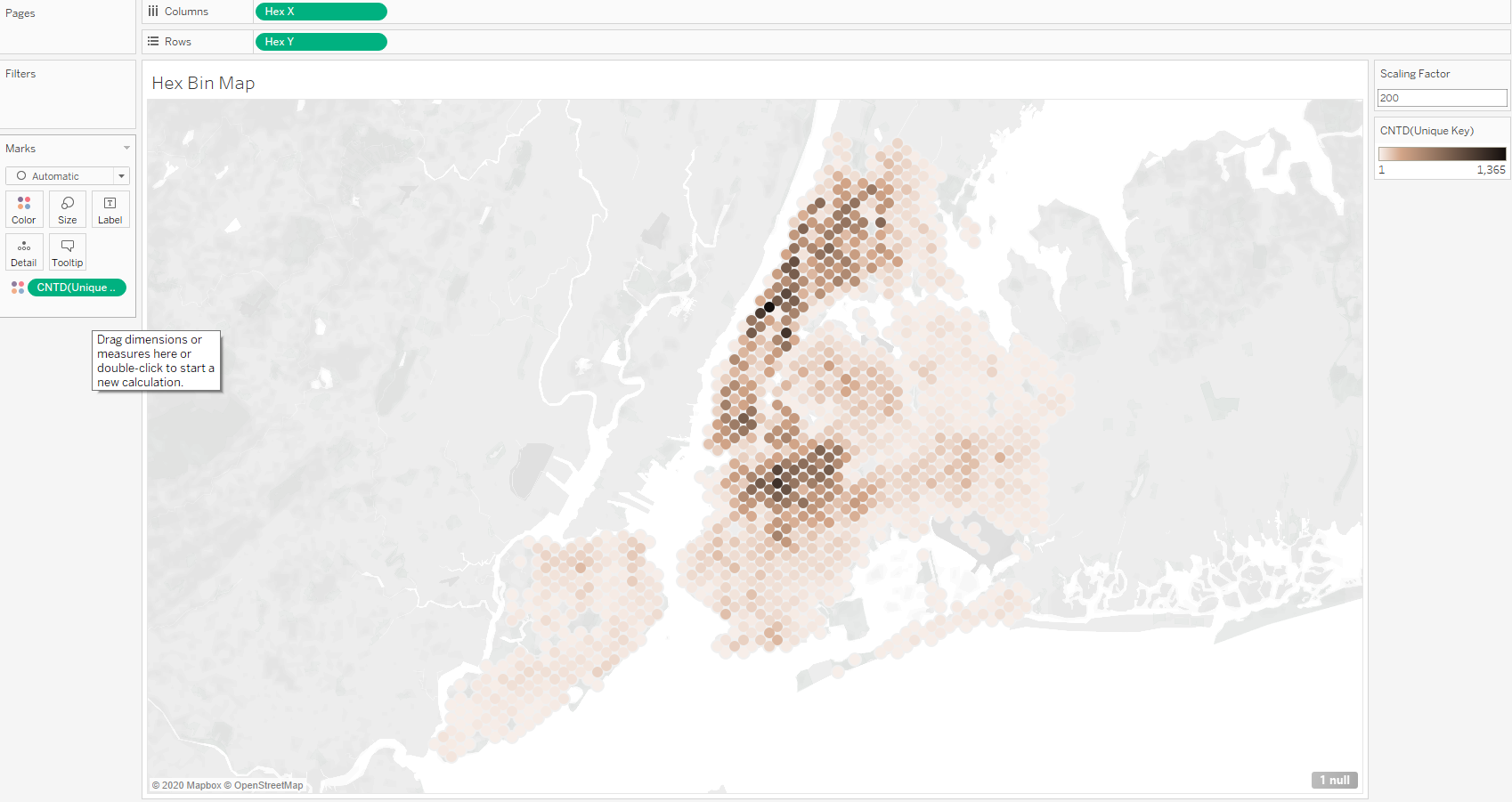 The Data School - How to Create Density Maps using Hex Bins